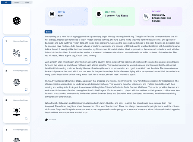 Essays That Worked | 600+ Real College Essays from Admitted Students ...